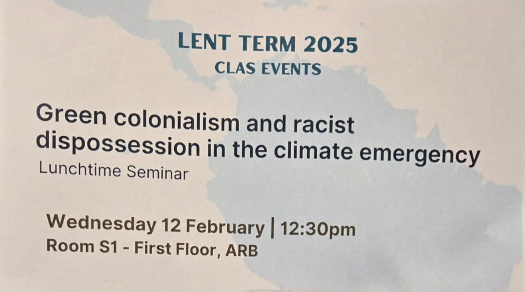 Green colonialism and racist dispossession in the climate emergency (12 ...